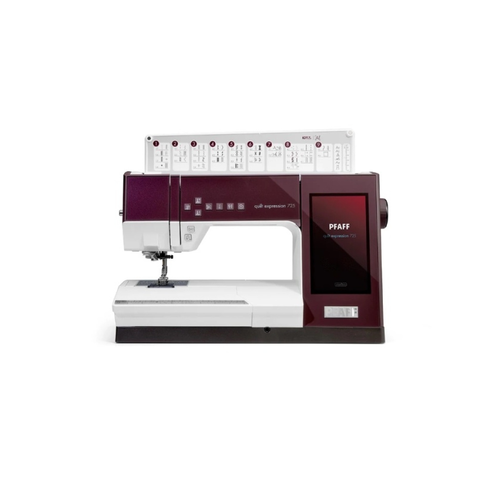 PFAFF® quilt expression™ 725 - Symaskin | Elektroniska symaskiner ...